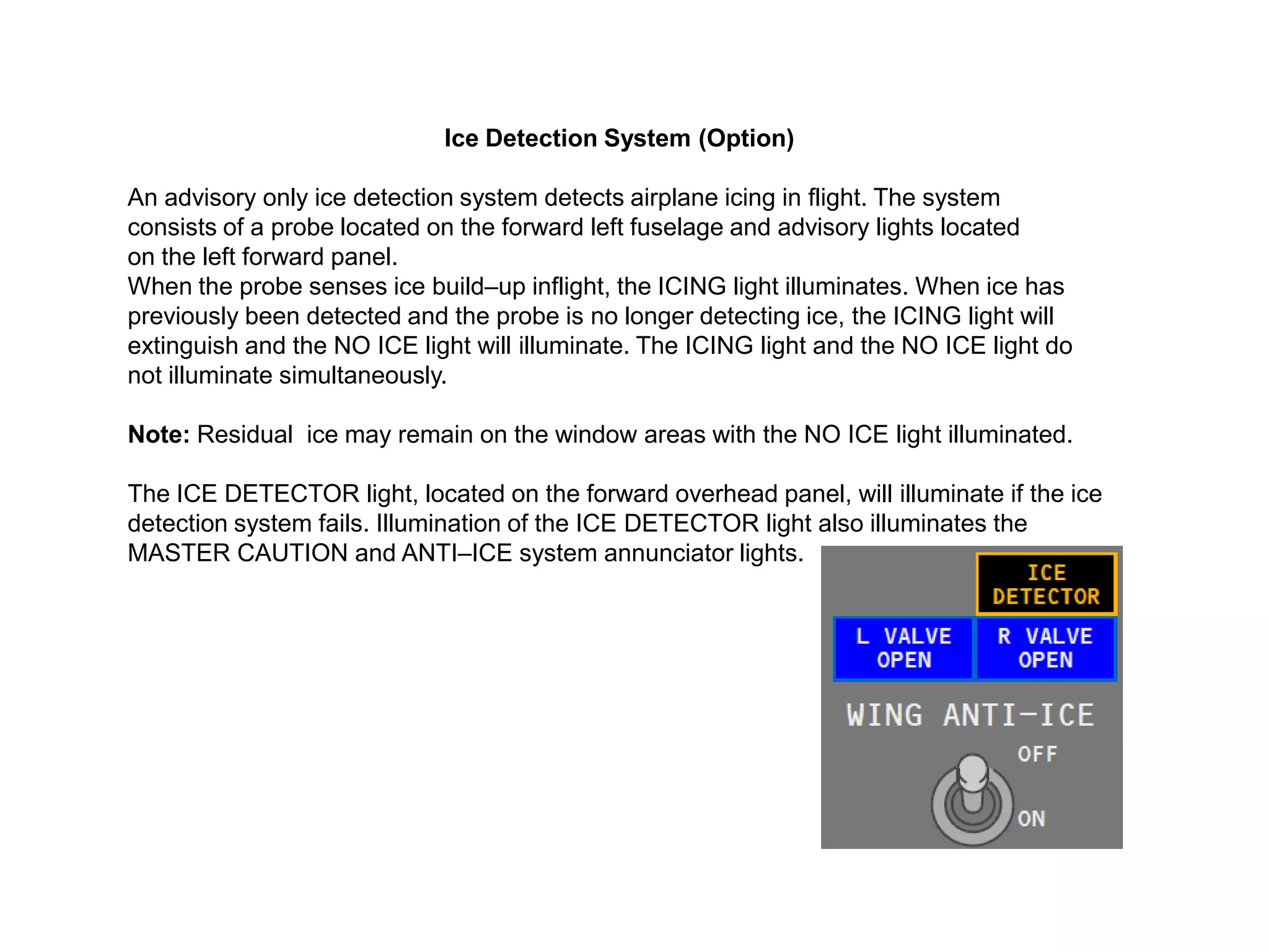 B737NG Anti ice and rain | PPTX
