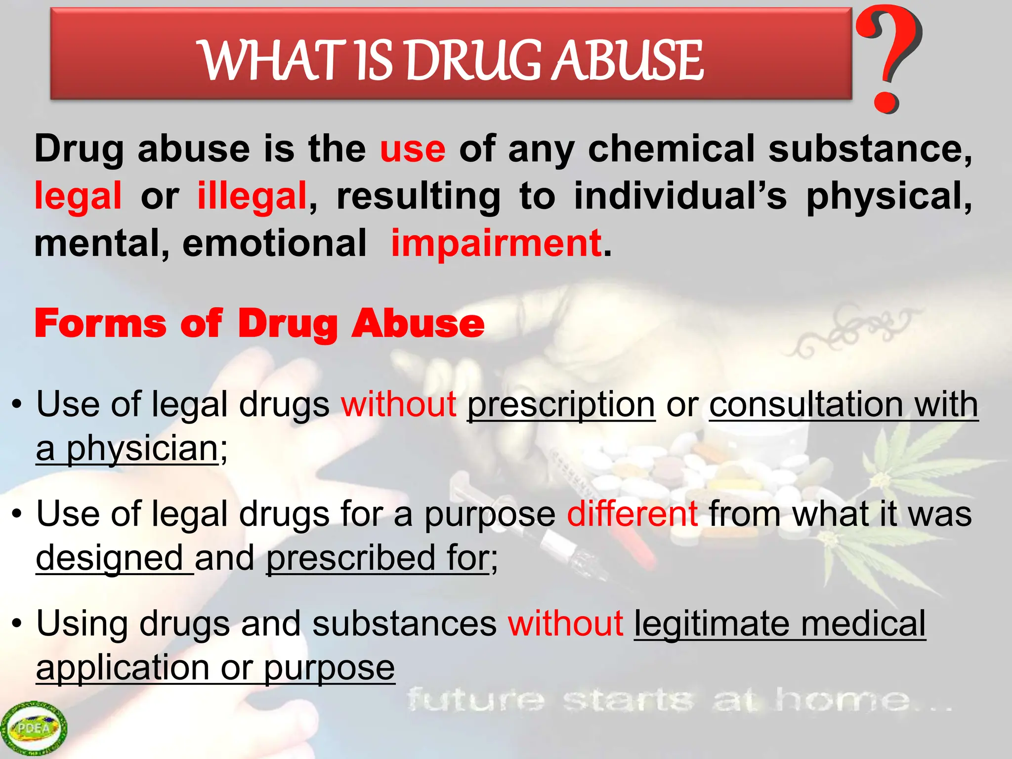 ANTI ILLEGAL DRUGS, DRUG IDENTIFICATION.ppt