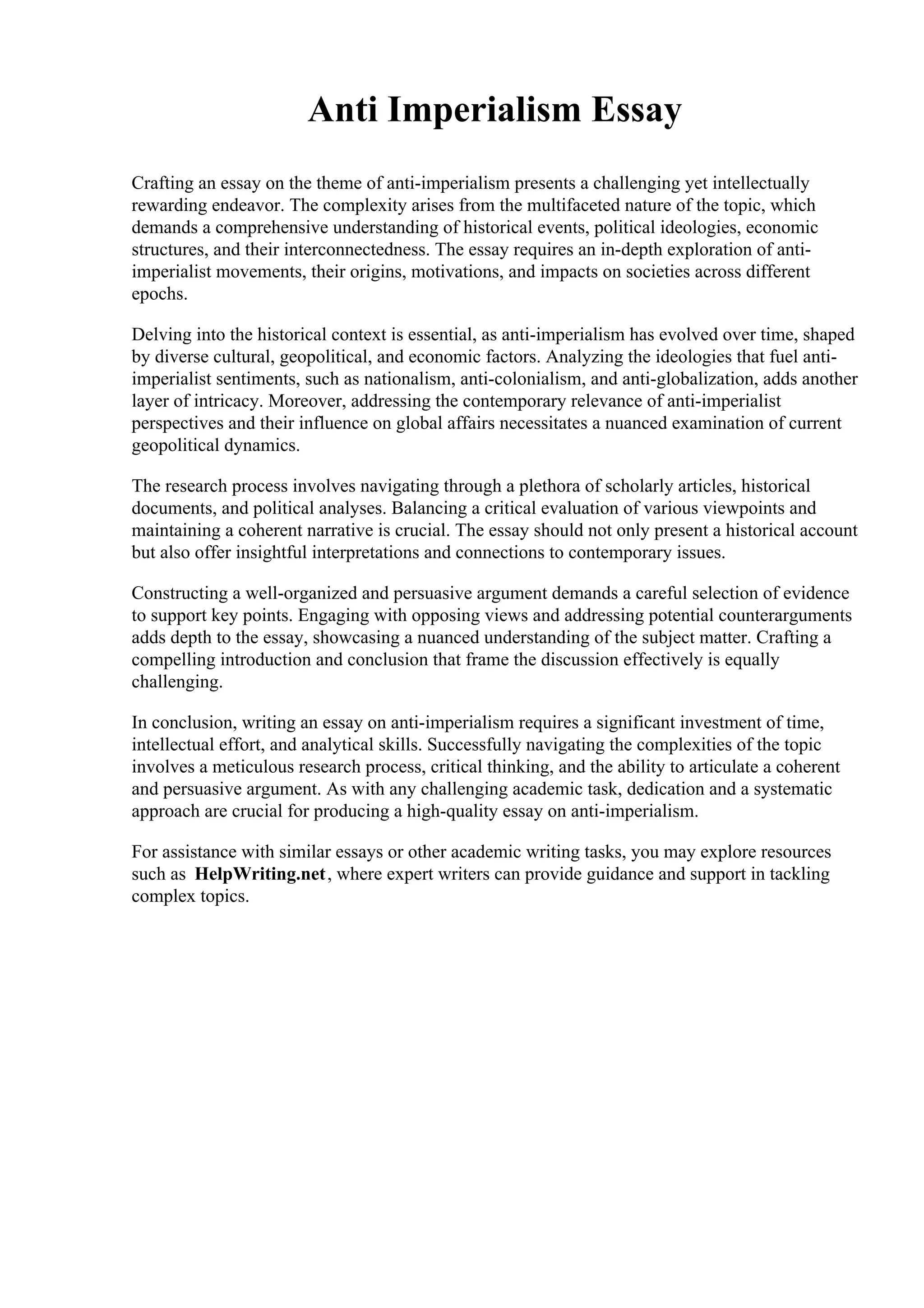 Anti Imperialism Essay.pdf