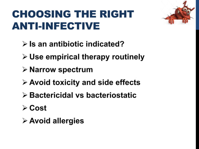 Anti infective agents | PDF | Infectious Diseases | Diseases and Conditions
