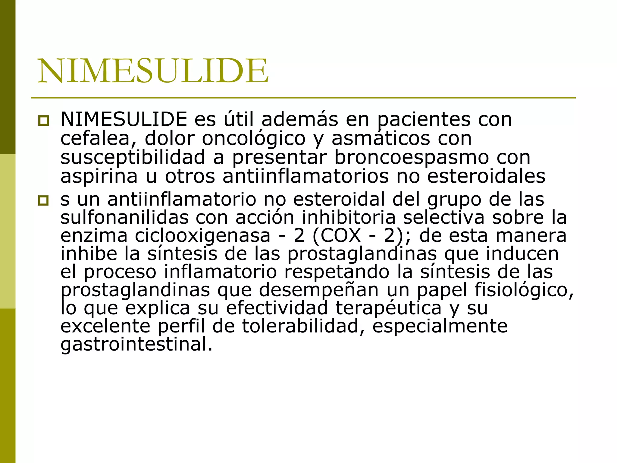 Farmacologia: Antiinflamatorios, AINES | PPTX