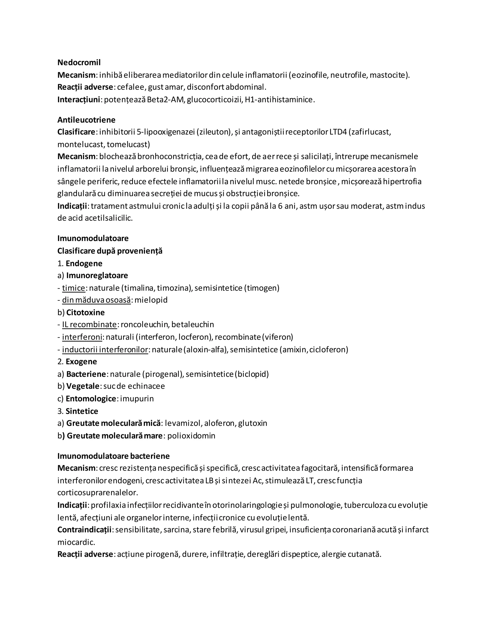 Farmacologie: Antiinflamatoare | DOCX