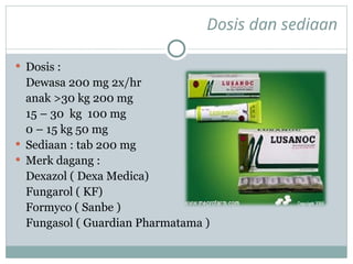antijamur farmasi untuk makata kuliah farmakologi | PPT
