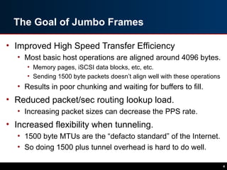 The Case Against Jumbo Frames | PPT