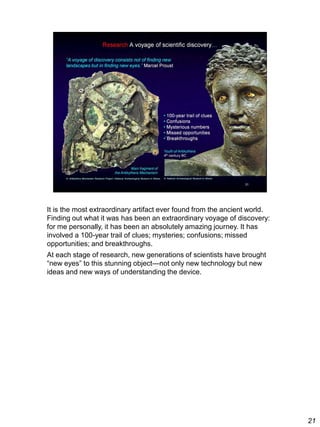 Antikythera mechanism UCLDH seminar | PDF