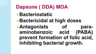 Anti leprosy drugs | PPTX