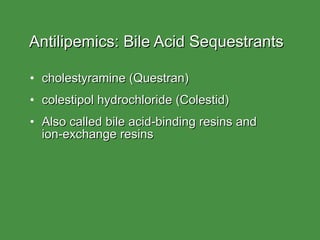 Antilipemics | PPT