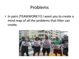 Anti littering lesson | PPTX