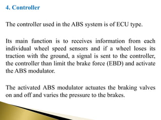 Anti lock braking system | PPTX