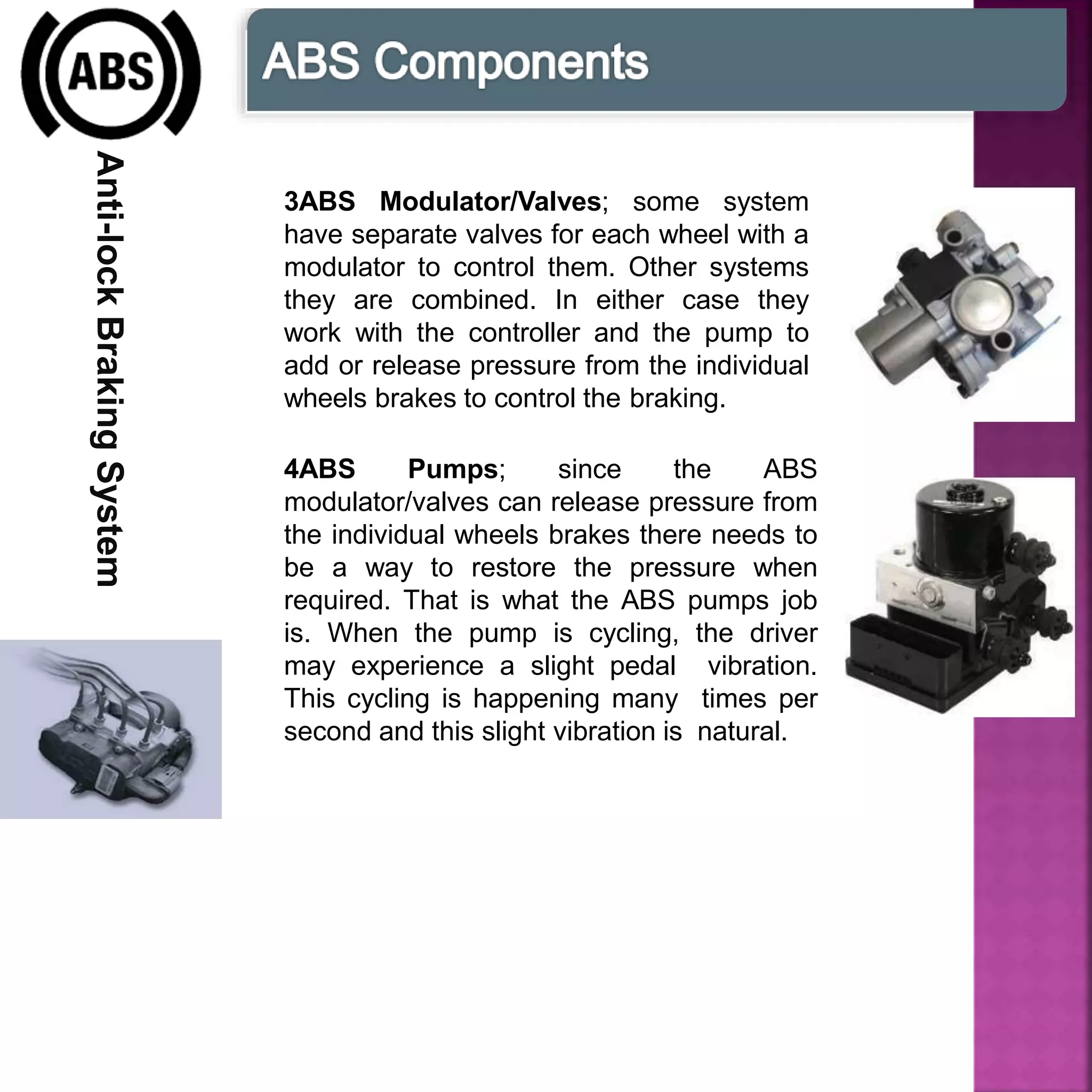 Antilock braking system (abs) | PPTX