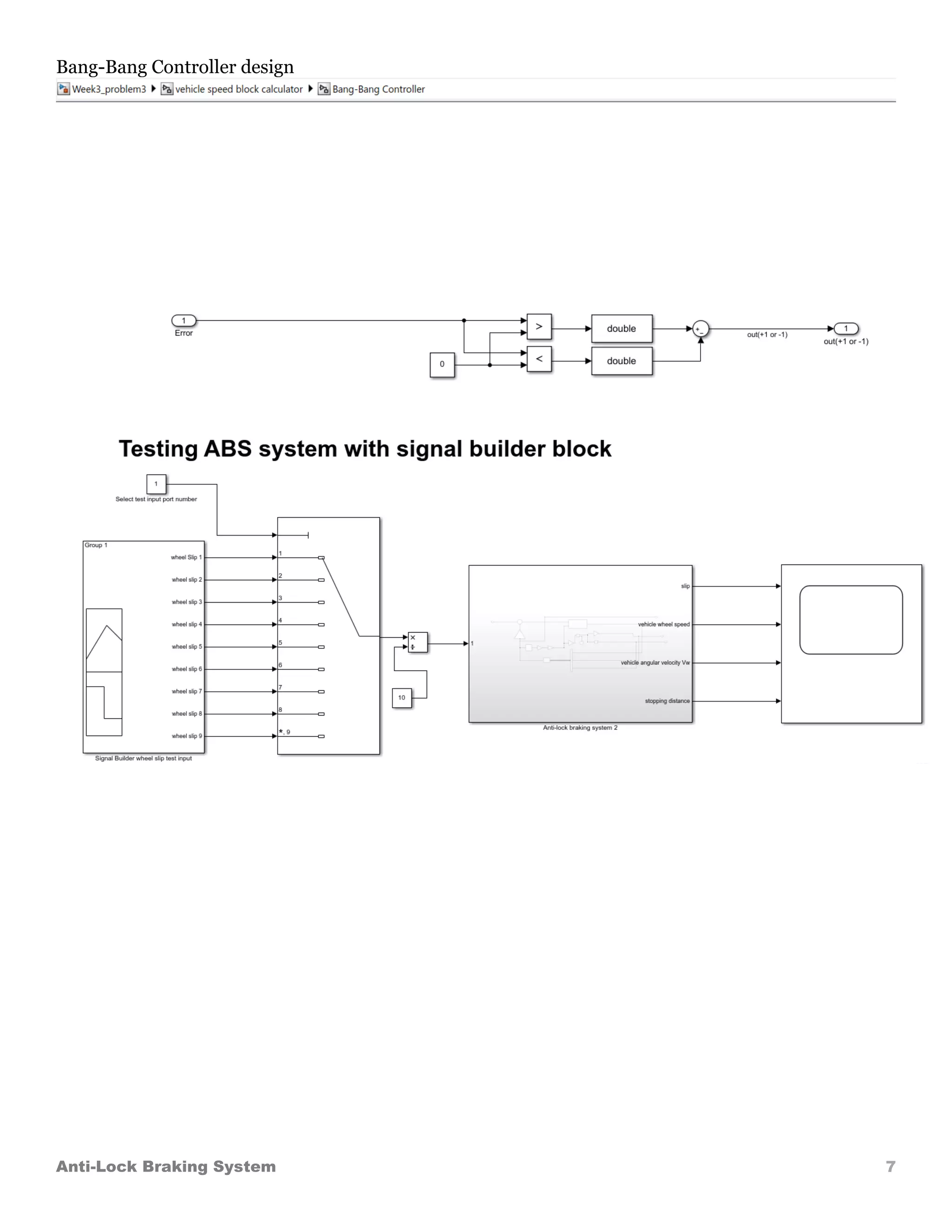 Anti lock braking (ABS) Model based Design in MATLAB-Simulink | PDF