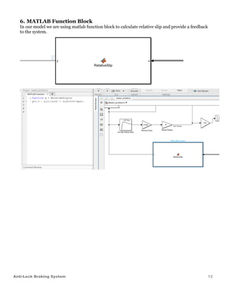 Anti lock braking (ABS) Model based Design in MATLAB-Simulink | PDF | Physics | Science