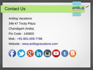 An Introduction to Antilog Vacations | PPT