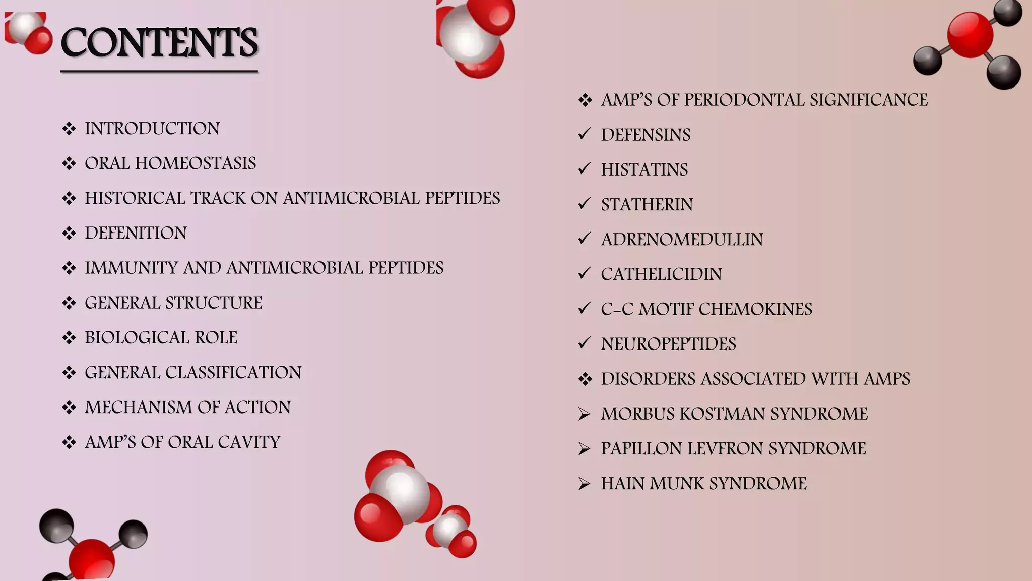 Antimicrobial peptides in periodontics | PPTX