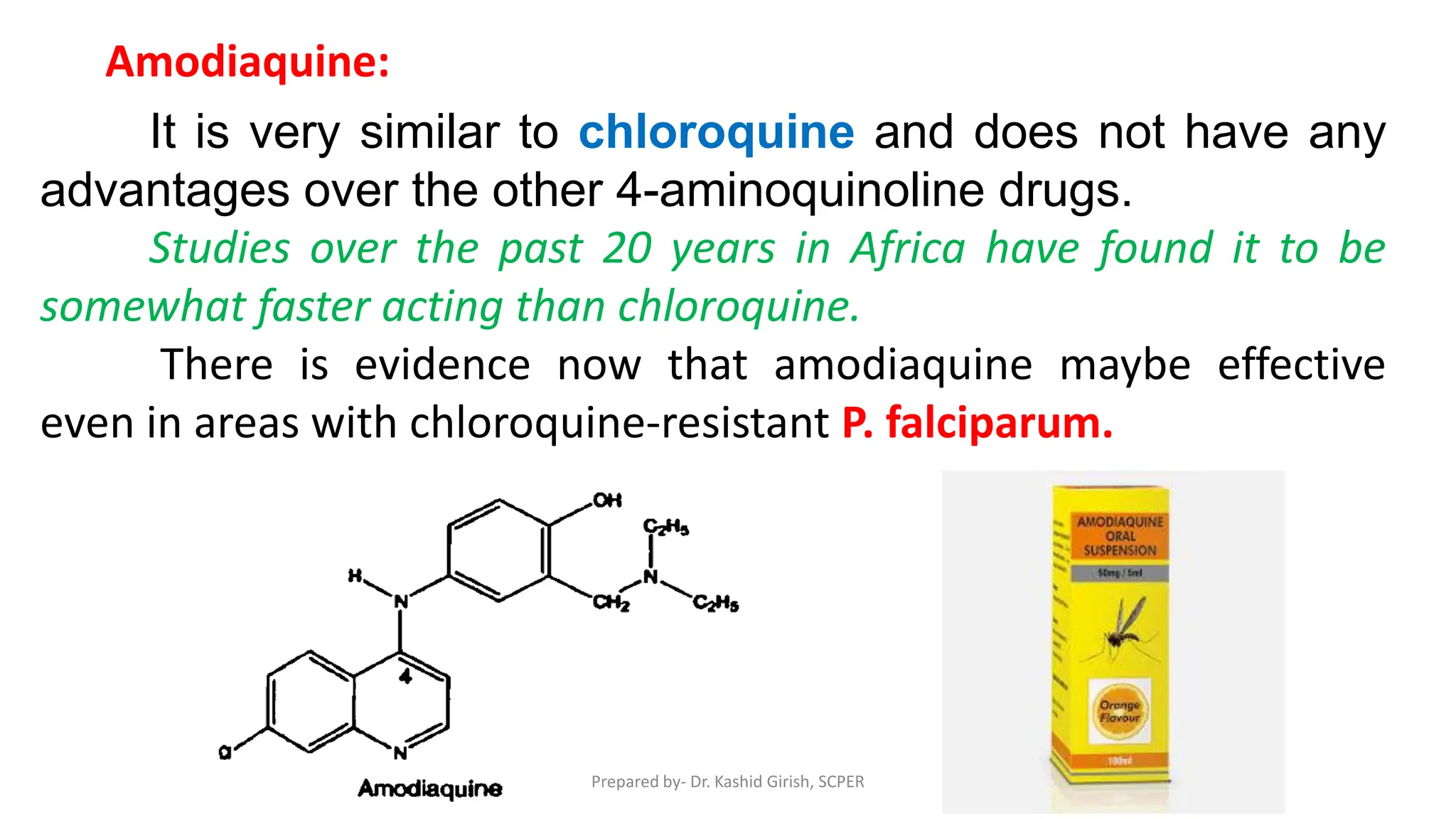 Antimalarial.pdf Introduction, Classification, SAR and MOA | PPT Antimalarial.pdf Introduction, Classification, SAR and MOA | PPT