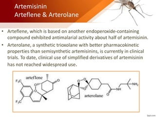 Antimalarial drugs | PPTX