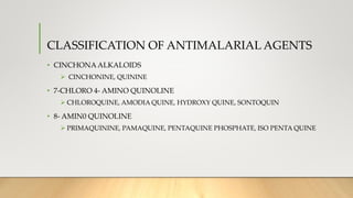 Anti malarial agents | PPT