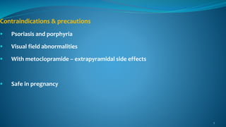 Anti malarial agents 250418 | PPTX