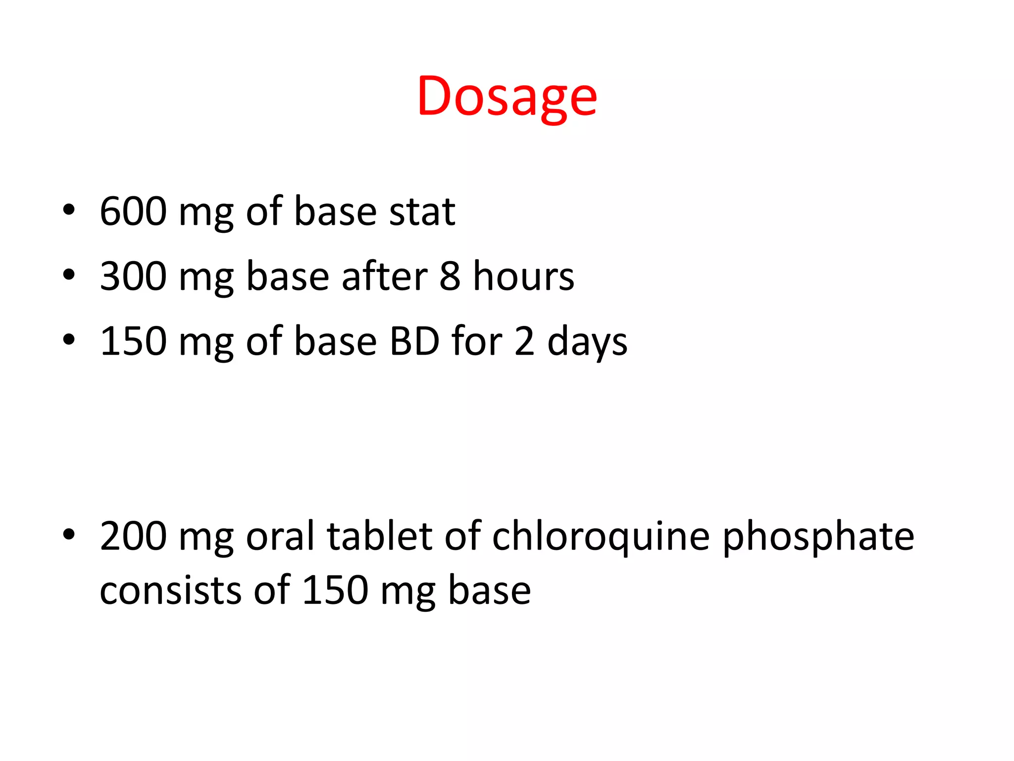 Antimalarial drugs | PPTX