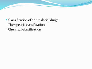 Anti malarial drugs.pptx | Blood Disorders | Diseases and Conditions