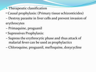 Anti malarial drugs.pptx | Blood Disorders | Diseases and Conditions