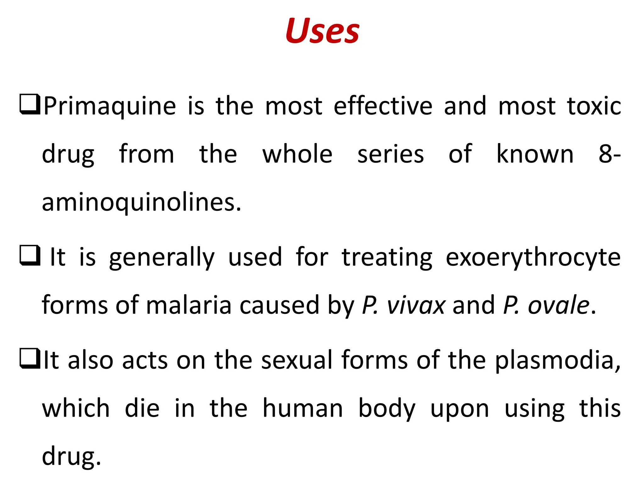 Antimalarial Drugs.pptx Pharm. D # year MC | PPT