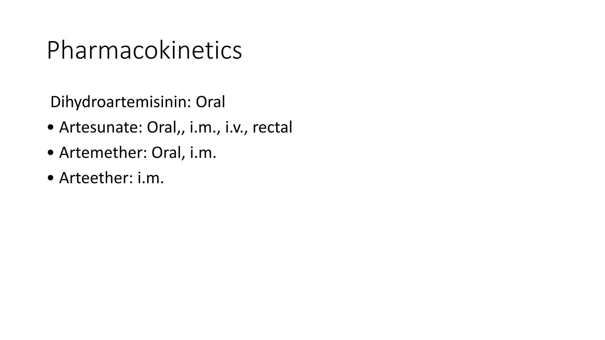 Antimalarial drugs _classification_overview.pptx | Chemistry | Science