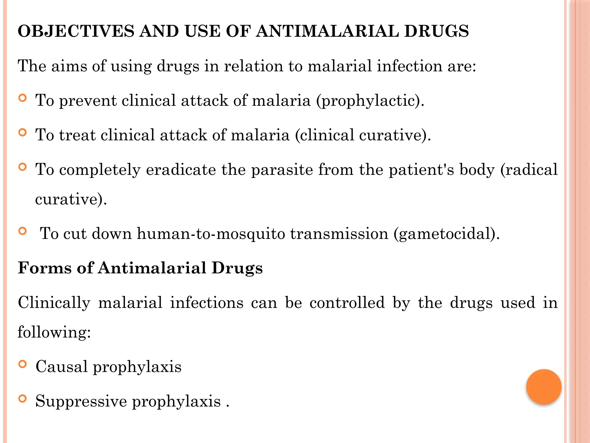 ANTI MALARIAL DRUGS.pptx 6ths em bpharmm | PPTX