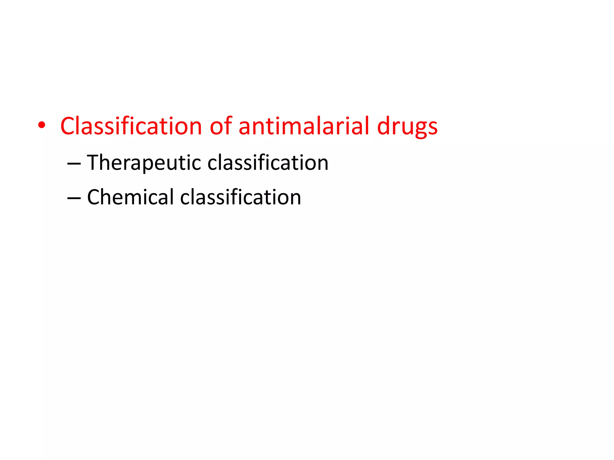 Anti malarial drugs | PPT