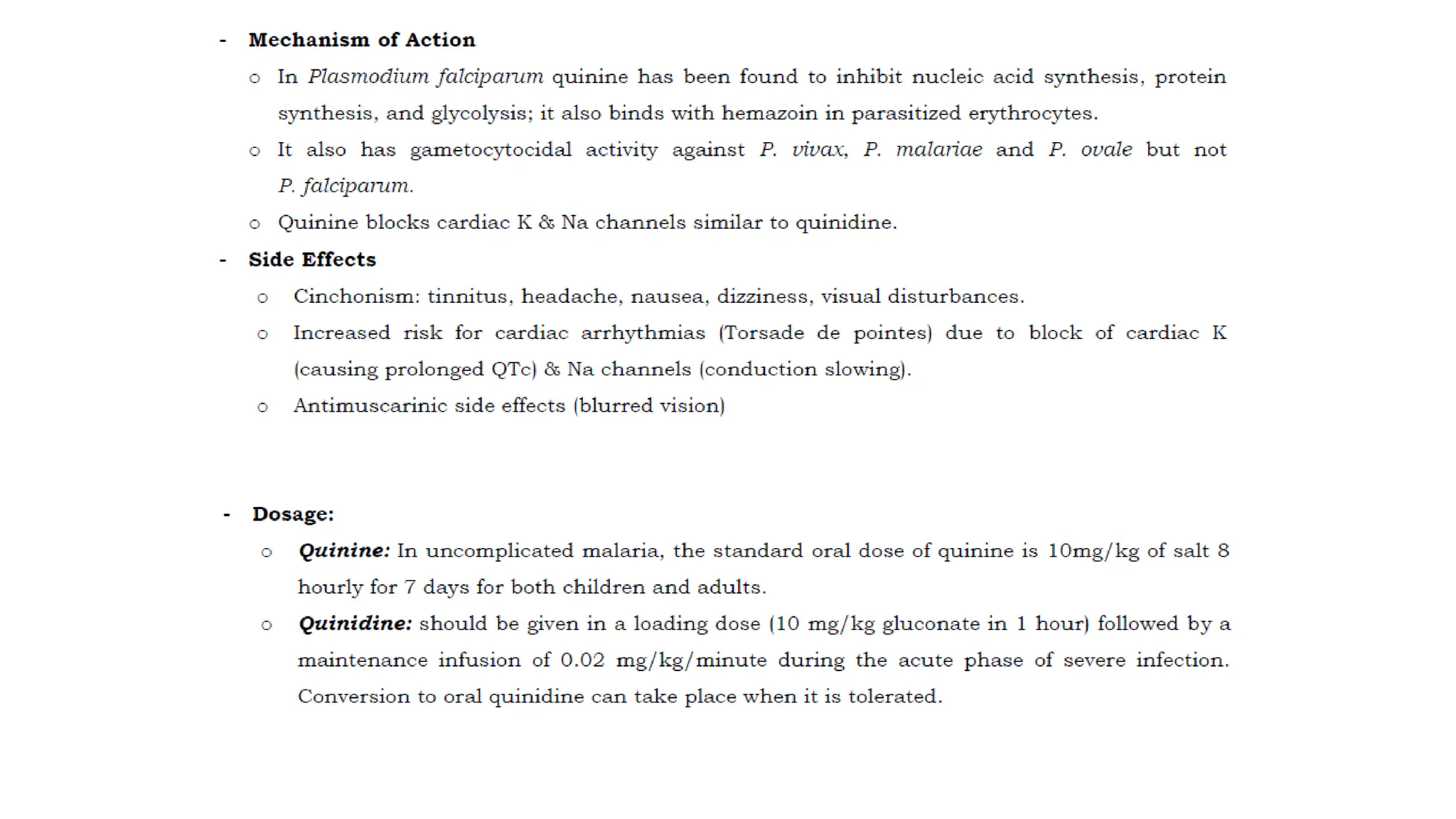 Antimalarial drugs - Part I (Medicinal Chemistry) | PPTX