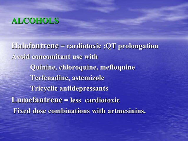 ANTI MALARIAL PHARMACOTHERAPY.by dr fahad | PPT