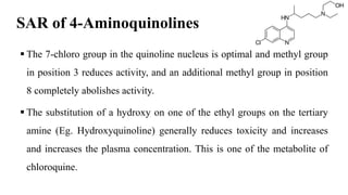 Antimalarial Drugs | PPTX