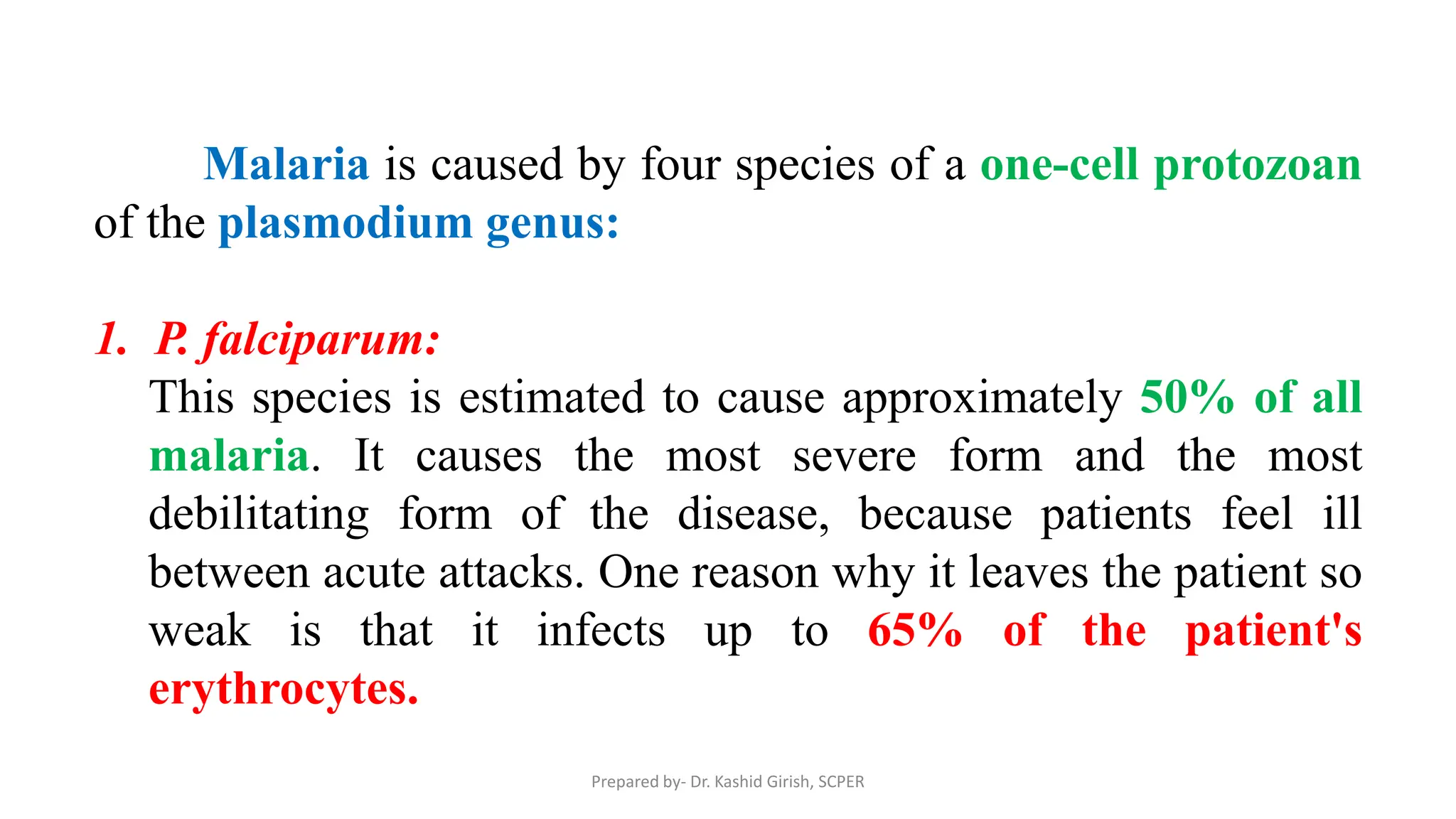 Antimalarials- History, Classification, SAR and Mechanism of action | PDF