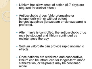 Antimanic drugs | PPTX