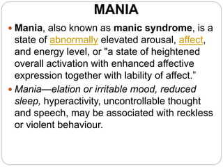 Antimanic drugs | PPTX
