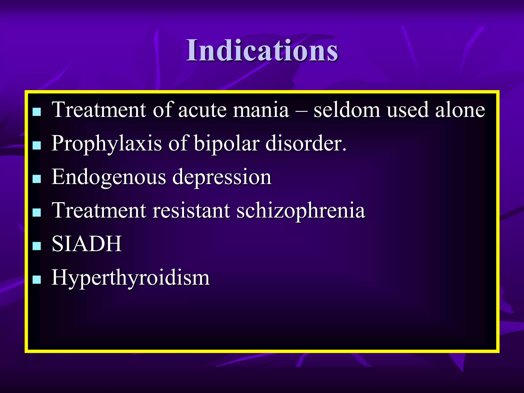 Antimanic drugs | PDF