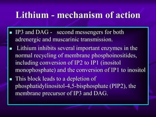 Antimanic drugs | PDF