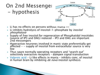 Antimanic drugs and mood stabilizing agents | PPTX