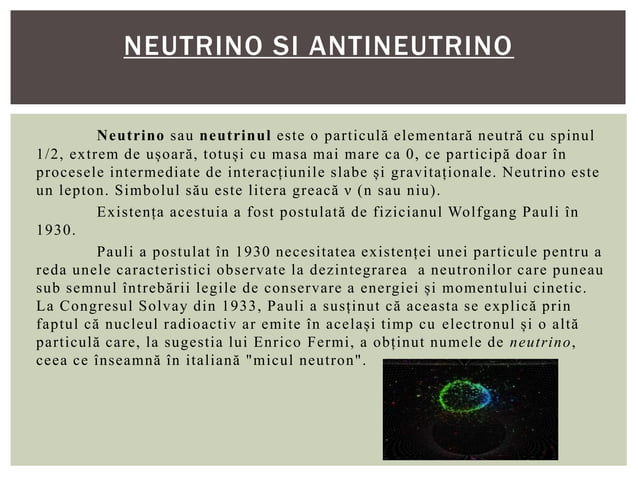 Materie si antimaterie | PPT | Free Download