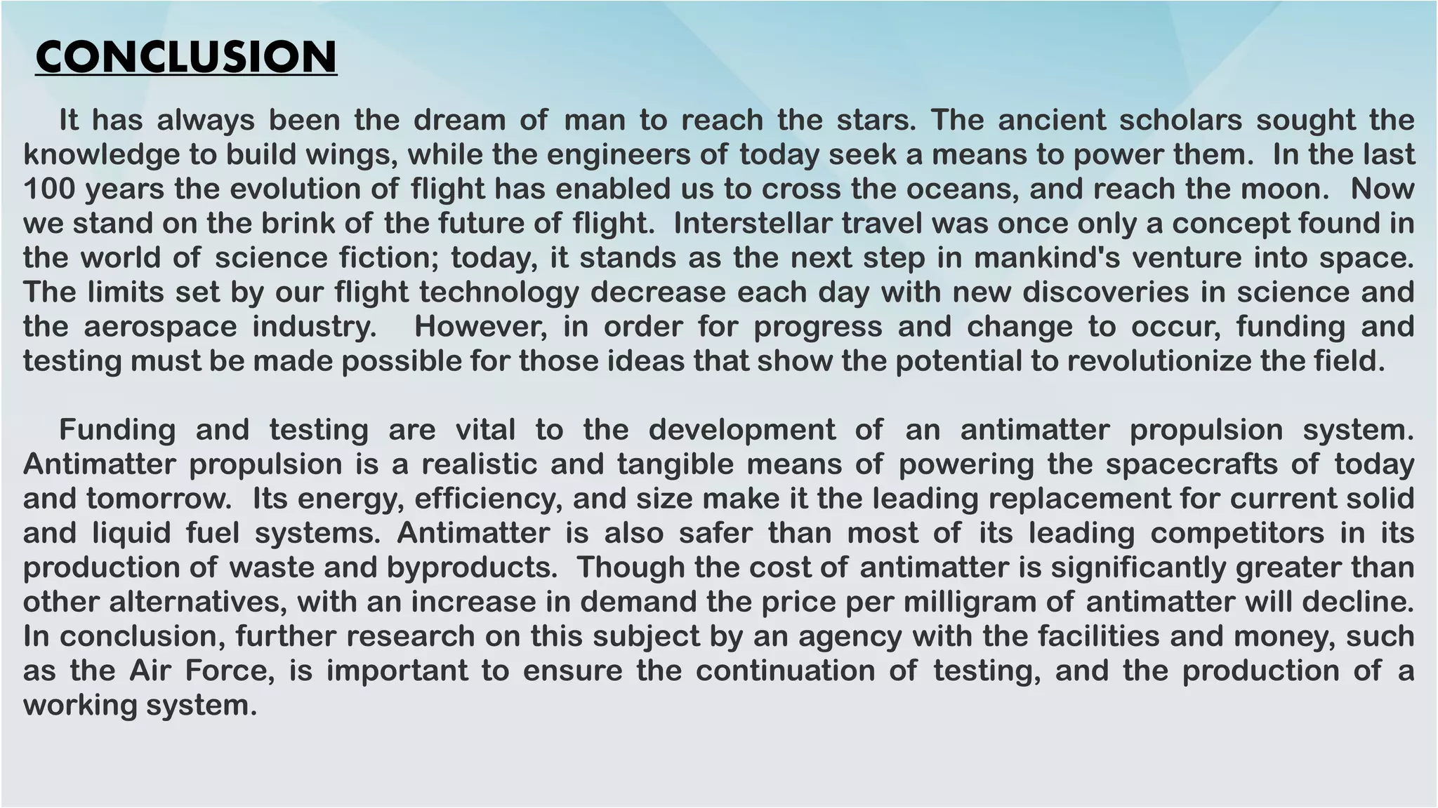 ANTIMATTER ROCKET PROPULSION | PDF