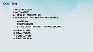 ANTIMATTER ROCKET PROPULSION | PDF