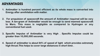 ANTIMATTER ROCKET PROPULSION | PDF