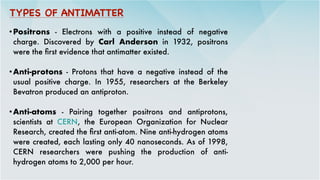 ANTIMATTER ROCKET PROPULSION | PDF