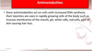 ANTIMETABOLITES Slides of medical biochemistry | PDF
