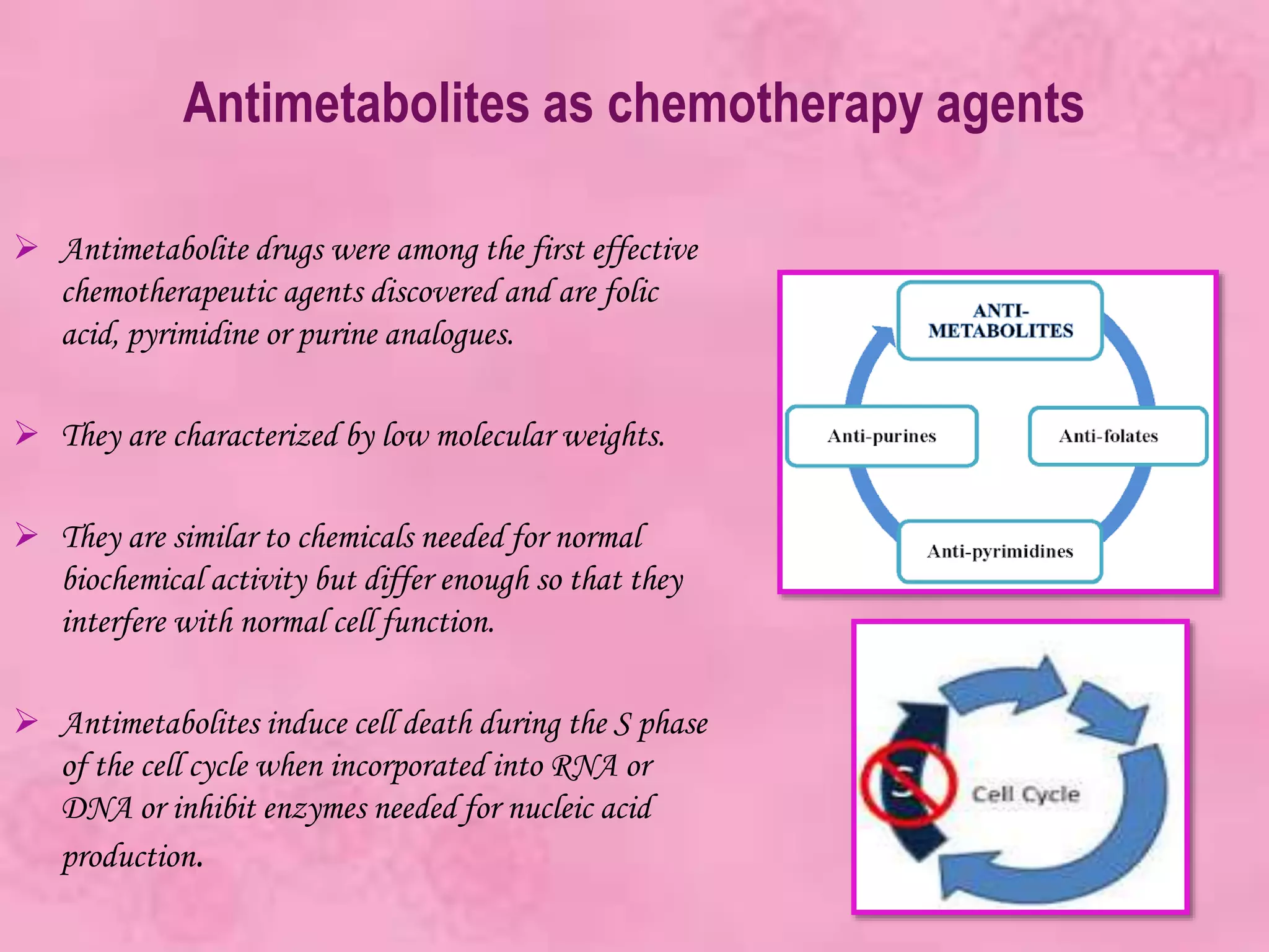 Antimetabolites and suicide inhibitors | PPTX