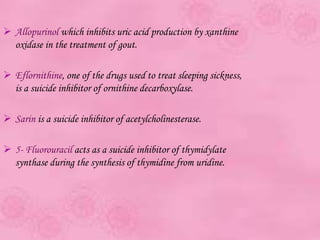 Antimetabolites and suicide inhibitors | PPTX