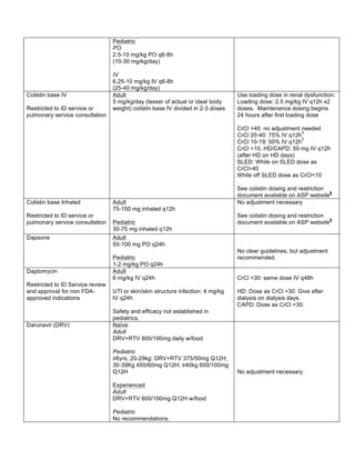 Antimicrobial renal-dosing-guidelines kakaa | PDF
