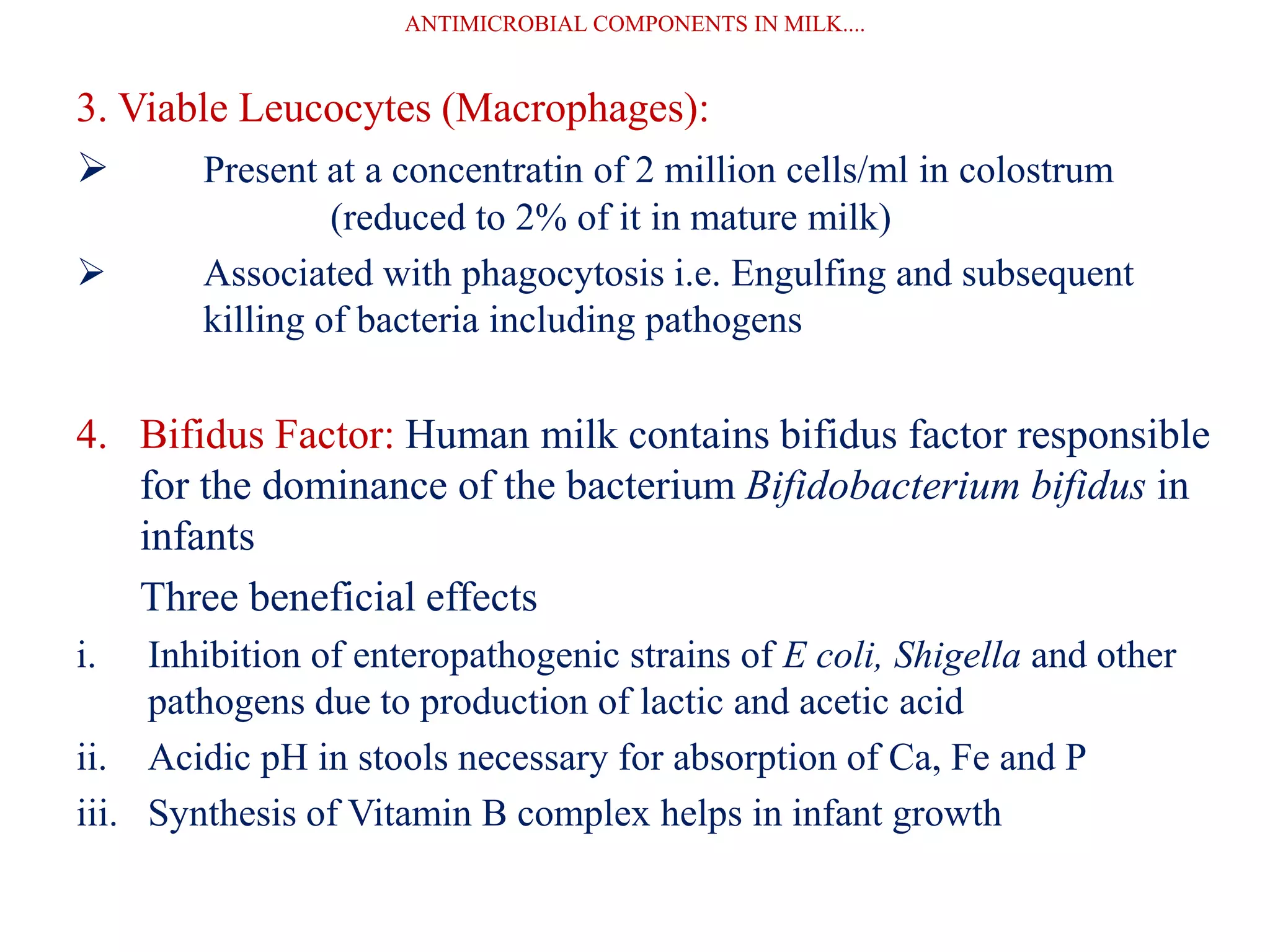 Antimicrobial activity raw milk | PPTX