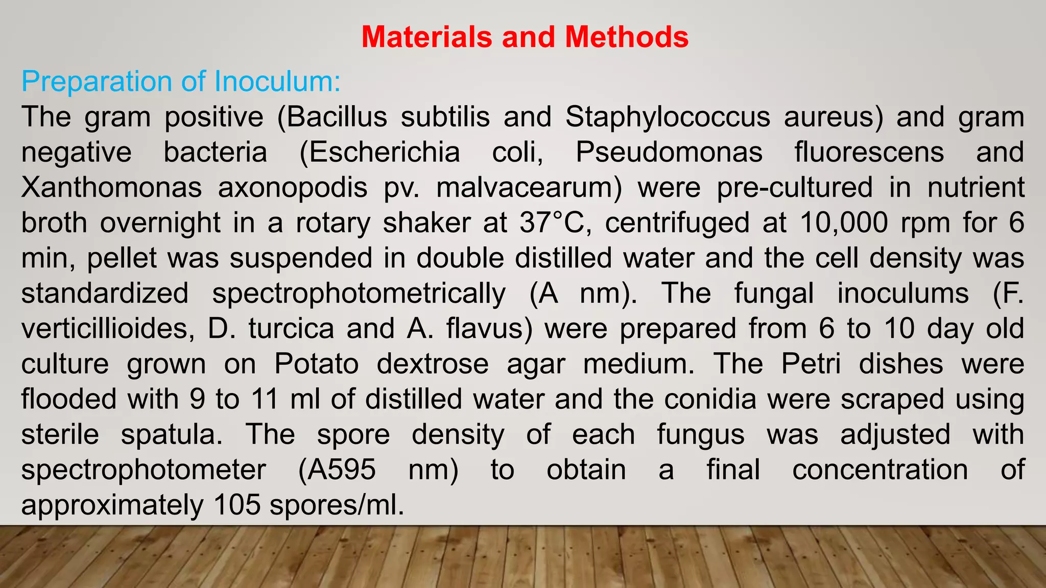Antimicrobial activity of herbal production | PPTX