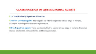 Antimicrobial agent.pptx Manoj Mahato Micro | PPTX
